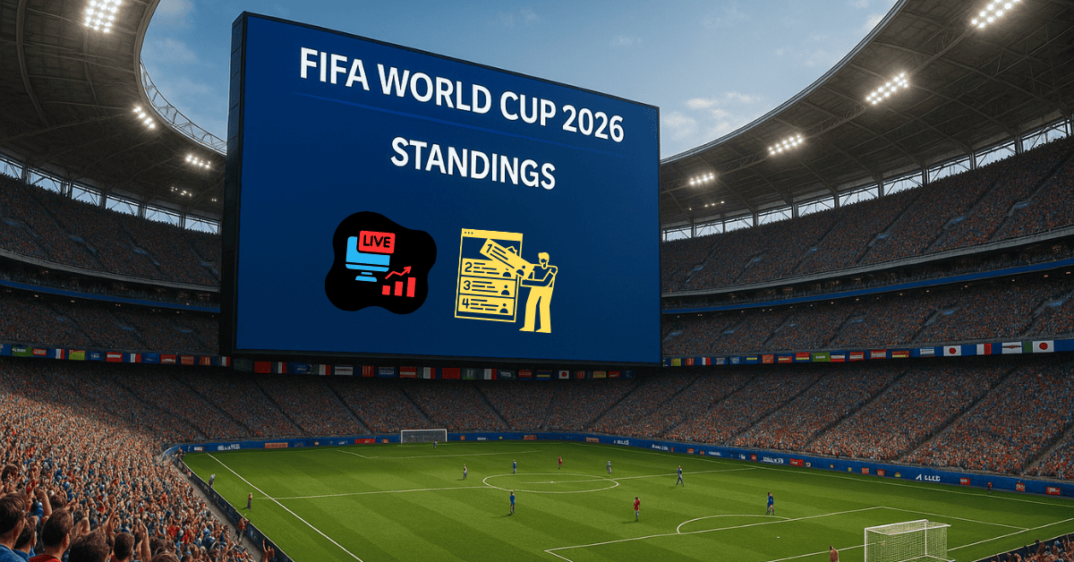 FIFA World Cup 2026 Standings: Live Points Table & Group Rankings