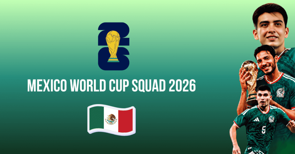 Mexico World Cup Squad 2026: Full 26-Player Roster